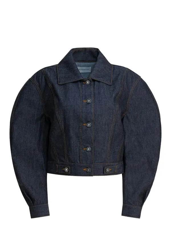 Givenchy Denim Cotton Jacket - Multicolor
