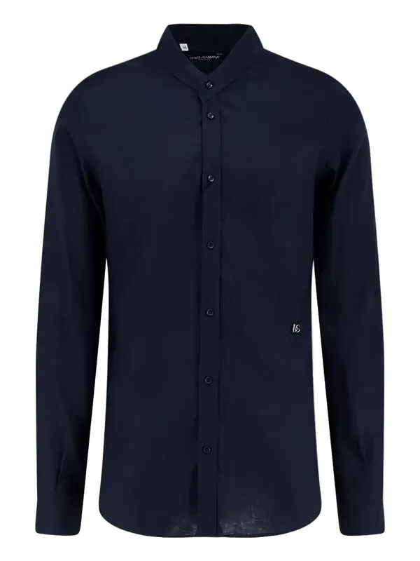 Dolce & Gabbana Martini Linen Shirt - Multicolor
