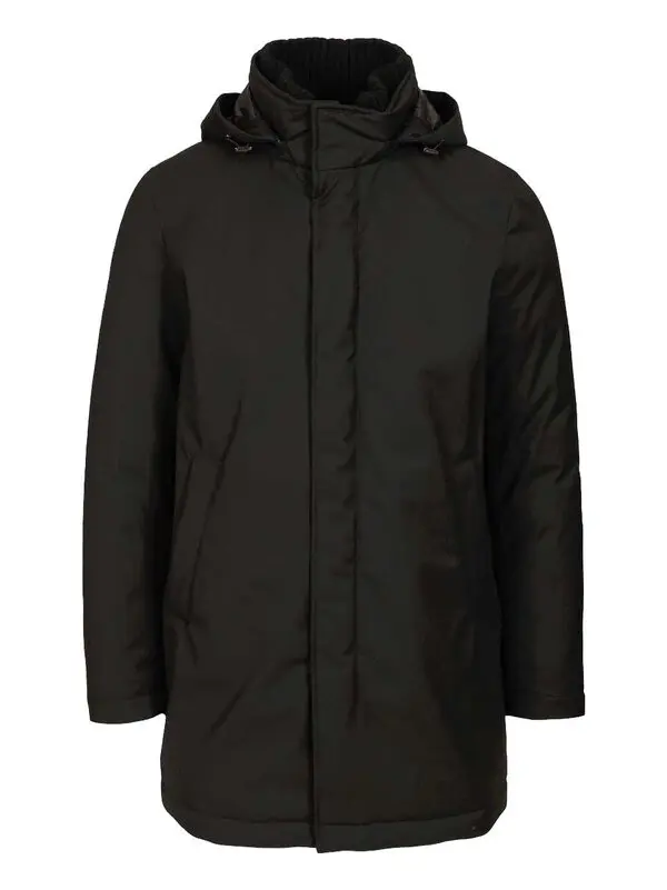 Herno Technical Fabric Parka - Black