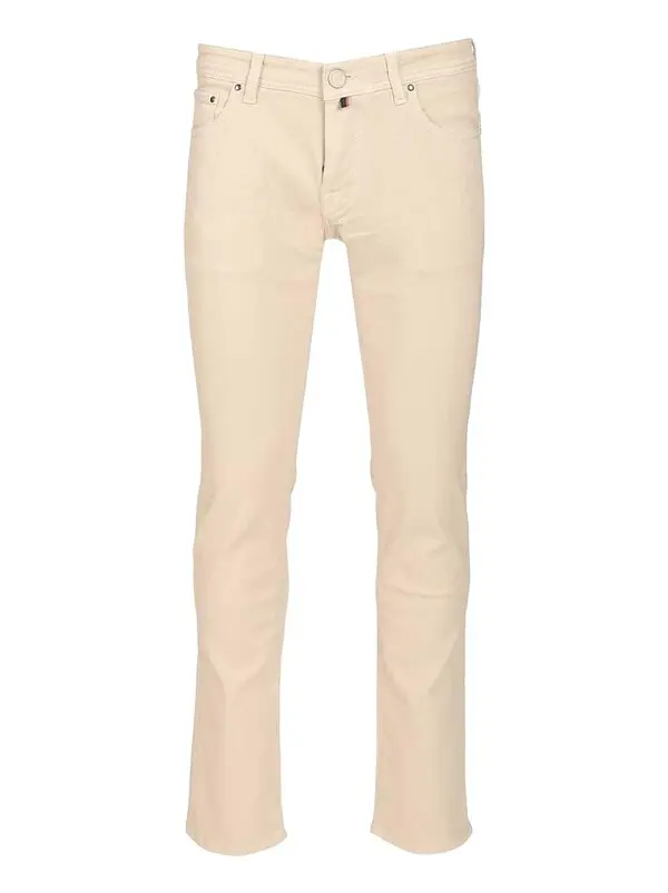 JACOB COHЁN Slim-fit Cotton Twill Nick Jeans - White