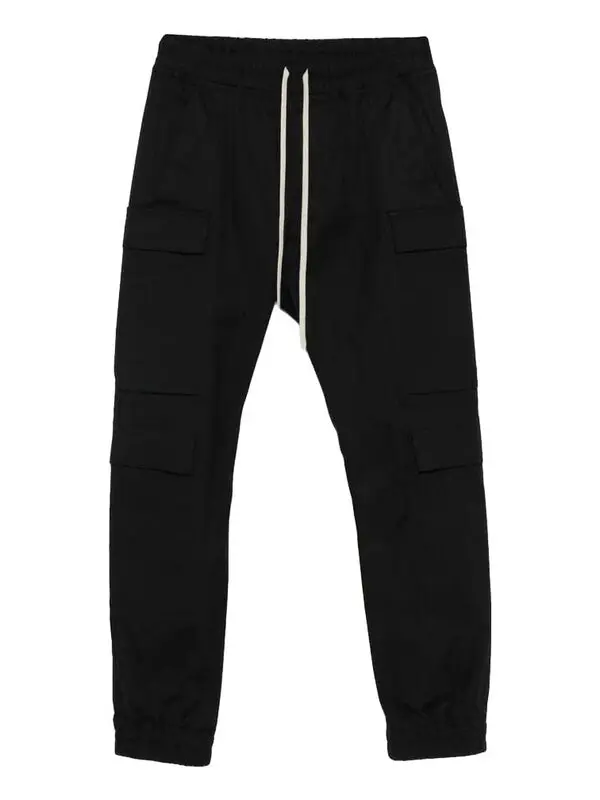 Rick Owens Trousers Tapered Trousers - Black