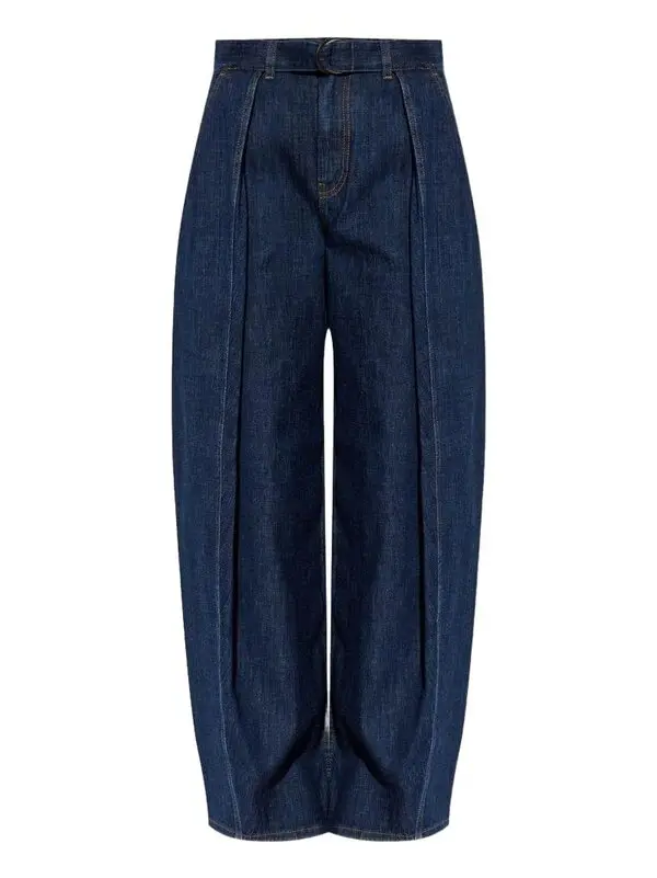Loewe Belted Wide-leg Denim Jeans - Multicolor