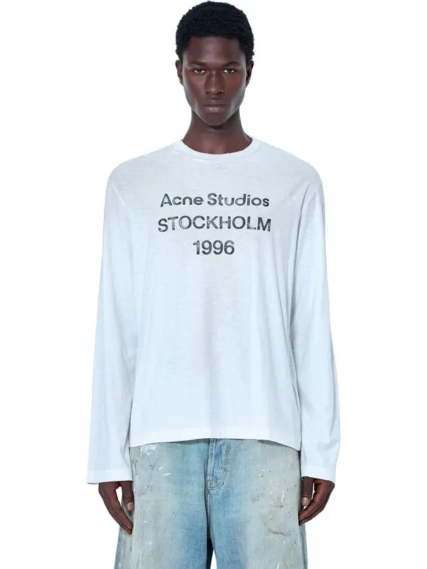 Acne Studios 1996 Logo T-shirt - White