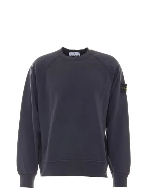 Stone Island Logo Sweatshirt - Blue