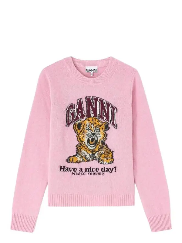 GANNI Knitwear Jumpers - Pink