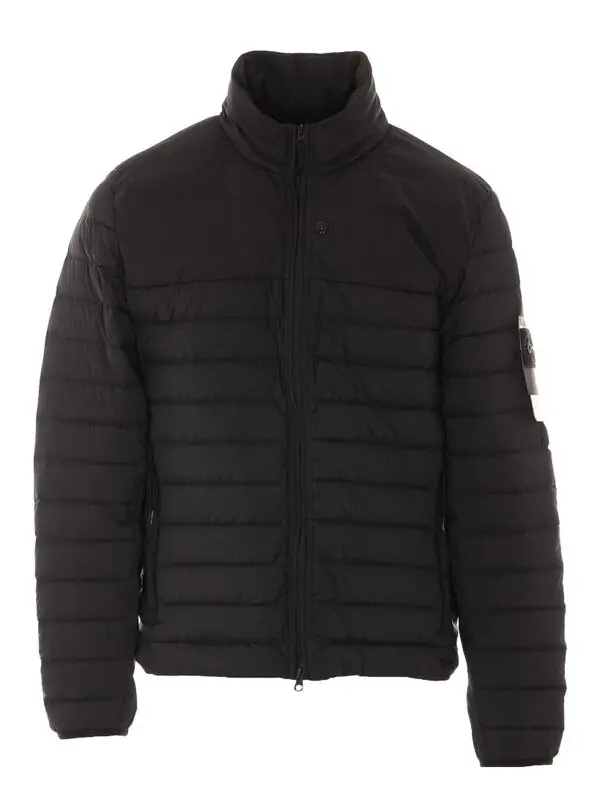 Stone Island Seamless Tunnel Nylon Down Jacket - Black