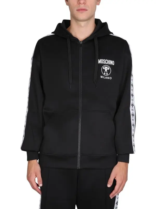 Moschino Sweatshirt With Logo - Black