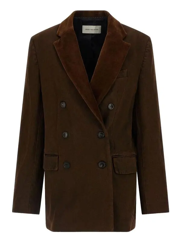 Dries Van Noten Bafya Double-breasted Jacket - Multicolor