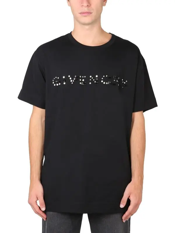 Givenchy T-shirt Con Logo - Black