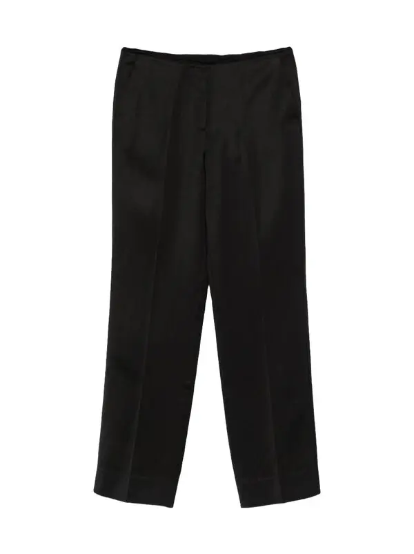 TOTEME Linen Blend Trousers - Multicolor