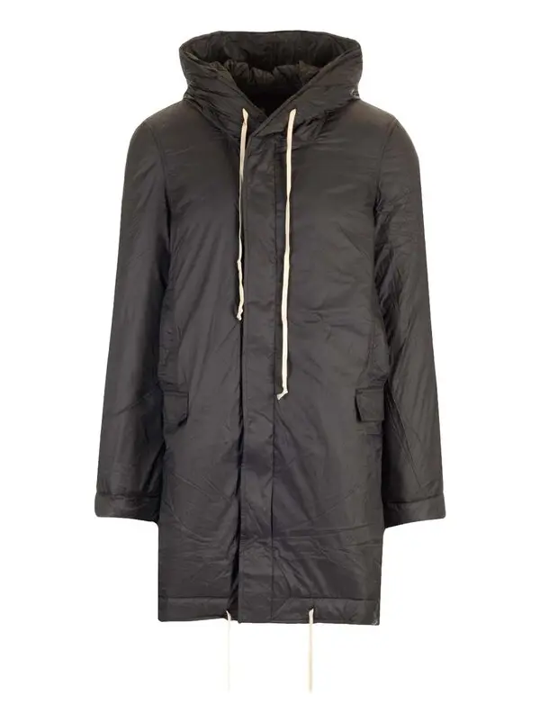 Rick Owens Fishtail Parka - Black