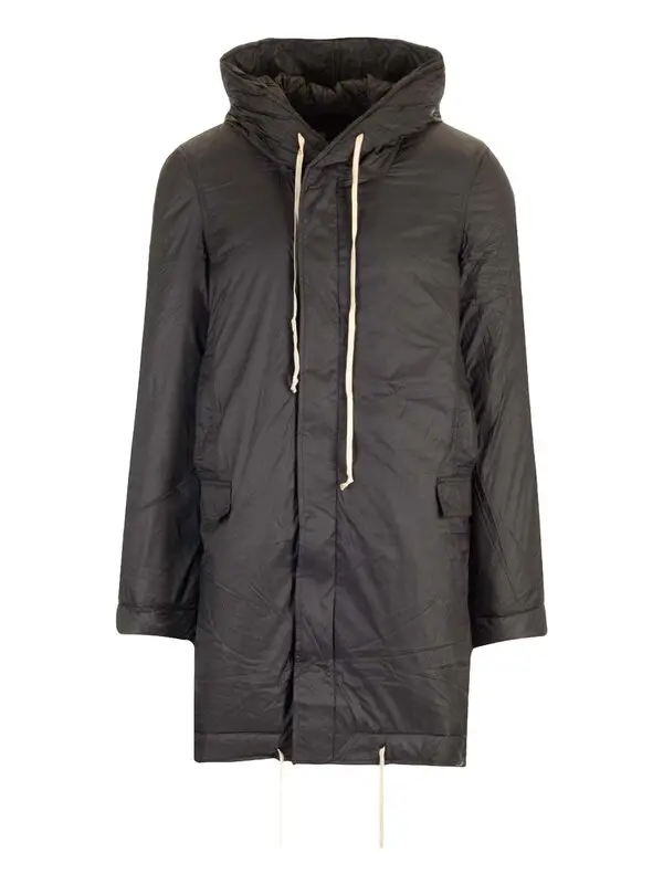 Rick Owens Fishtail Parka - Black