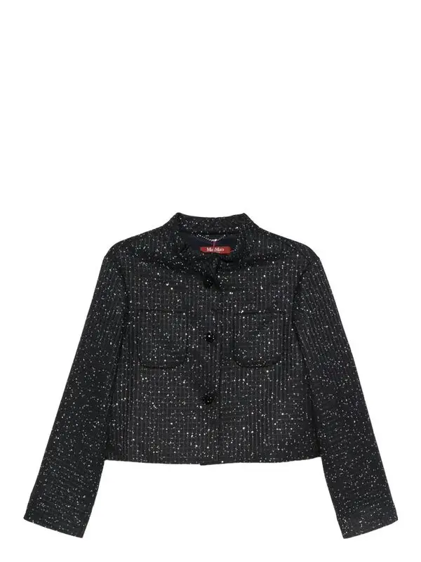 Max Mara Jackets Cropped Jackets - Blue