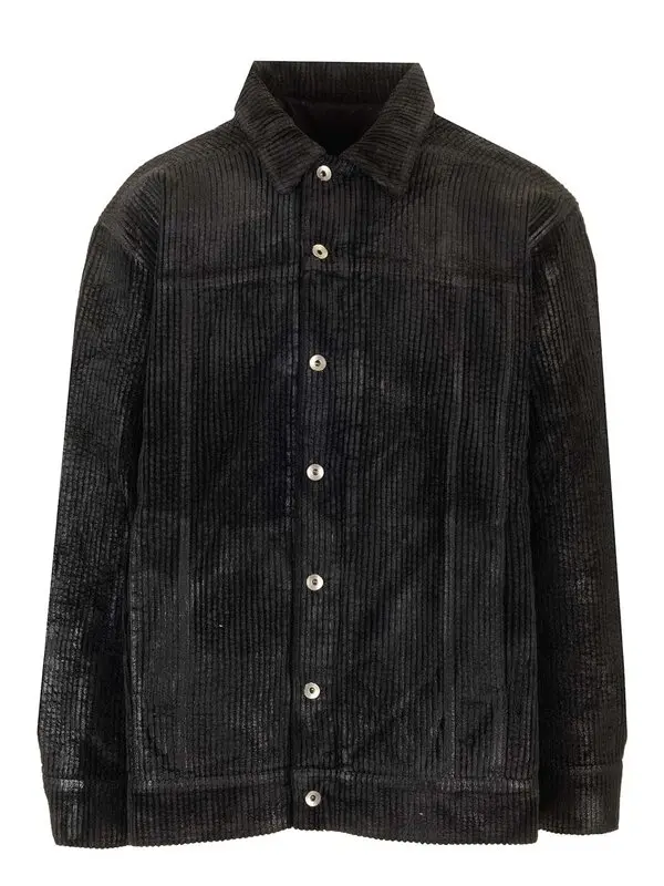 Rick Owens Jumbo Worker Jacket - Black