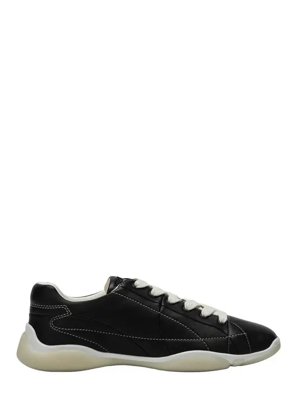 Prada Nappa Leather Sneakers - Black