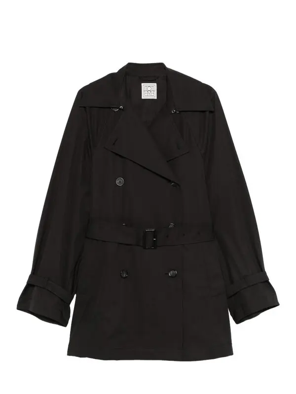 TOTEME Cotton Trench Coat - Multicolor