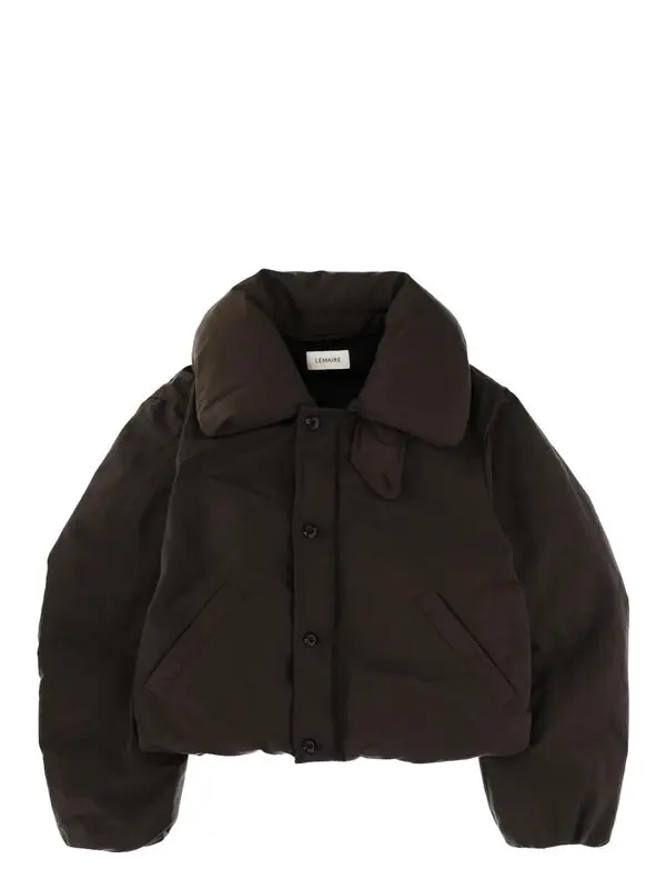 LEMAIRE Short Down Jacket Blouson - Brown