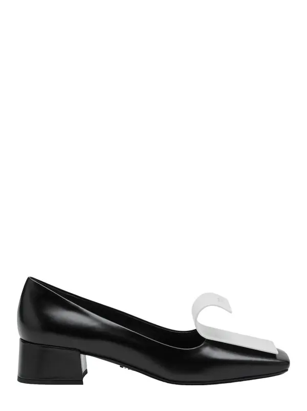 Prada Leather Decollete - Black