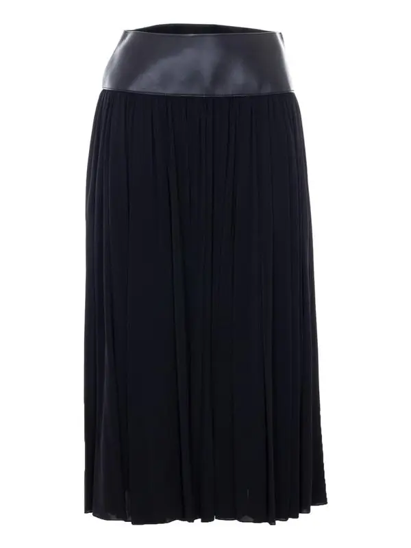 Alaïa Belted Skirt - Black