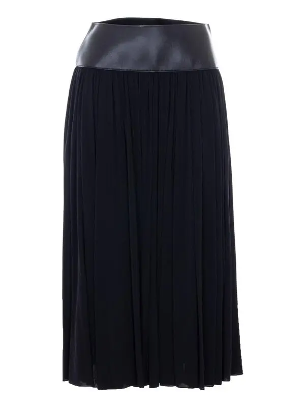 Alaïa Belted Skirt - Black