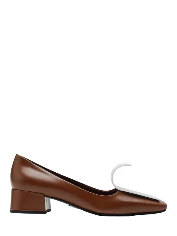 Prada Leather Décollet - Brown