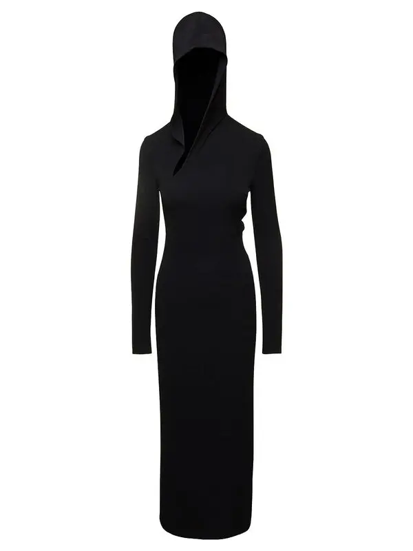 Versace Cut-out Hooded Maxi Dress - Multicolor