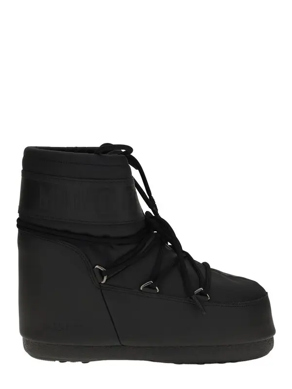 Moon Boot Icon Low Rubber Boots - Black