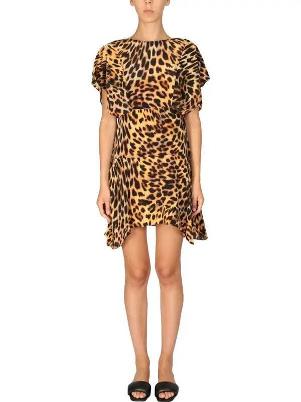 Stella McCartney Spotted Print Mini Dress - Multicolor