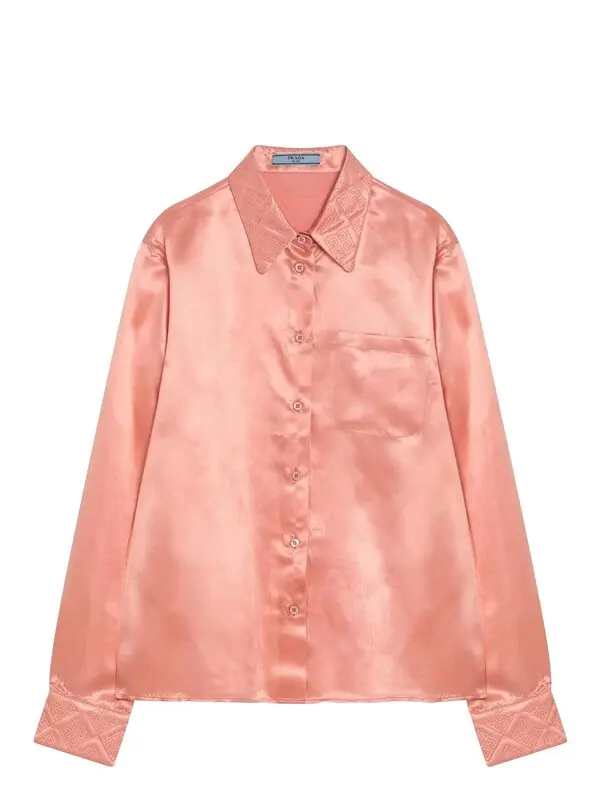Prada Silk Blend Shirt - Multicolor