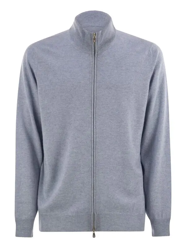 Brunello Cucinelli Cashmere Cardigan - Blue
