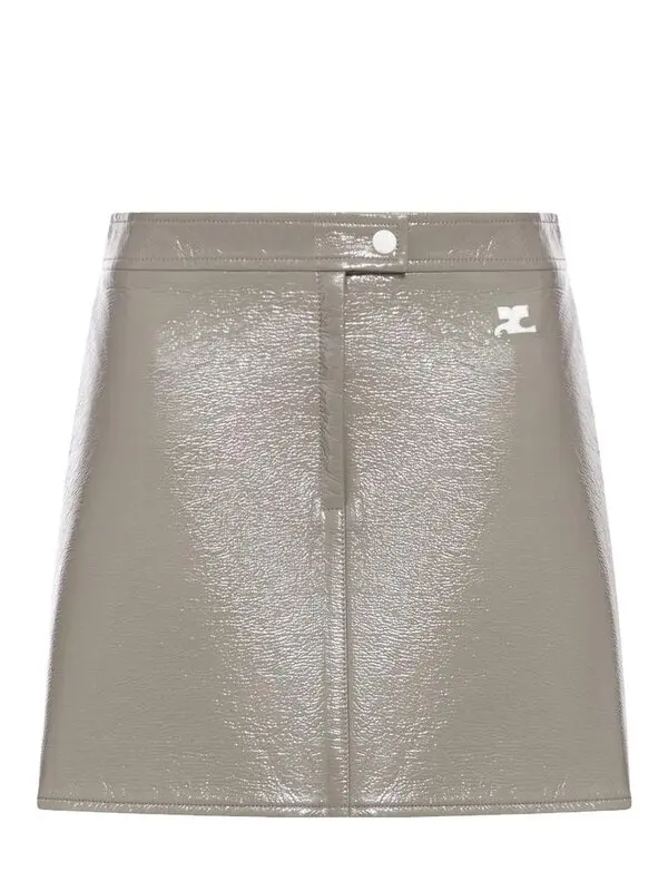 COURREGES Vinyl Re-edition Miniskirt - Multicolor