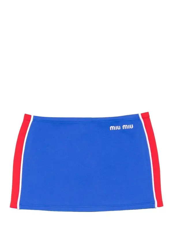 Miu Miu Nylon Mini Skirt - Multicolor