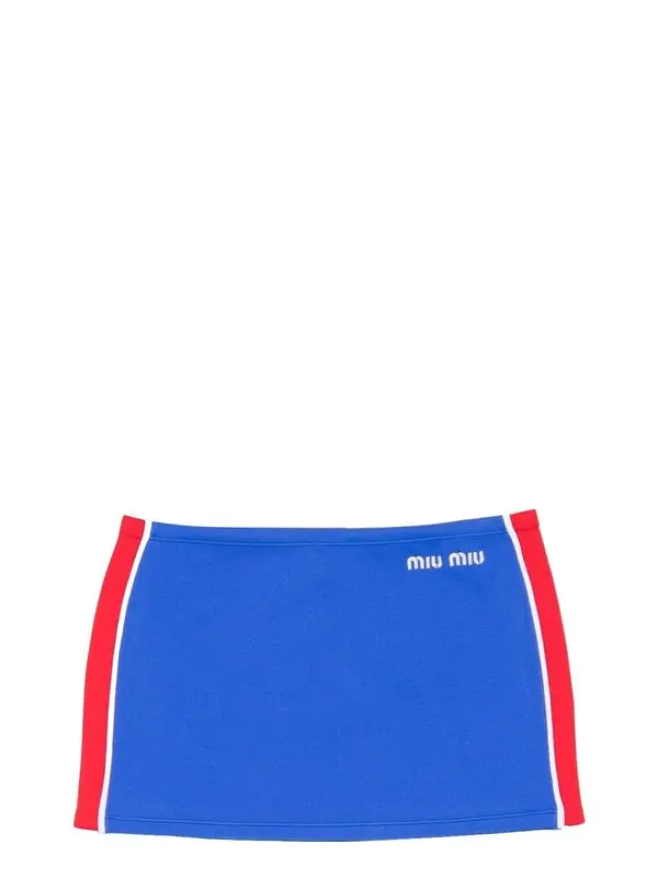 Miu Miu Nylon Mini Skirt - Multicolor