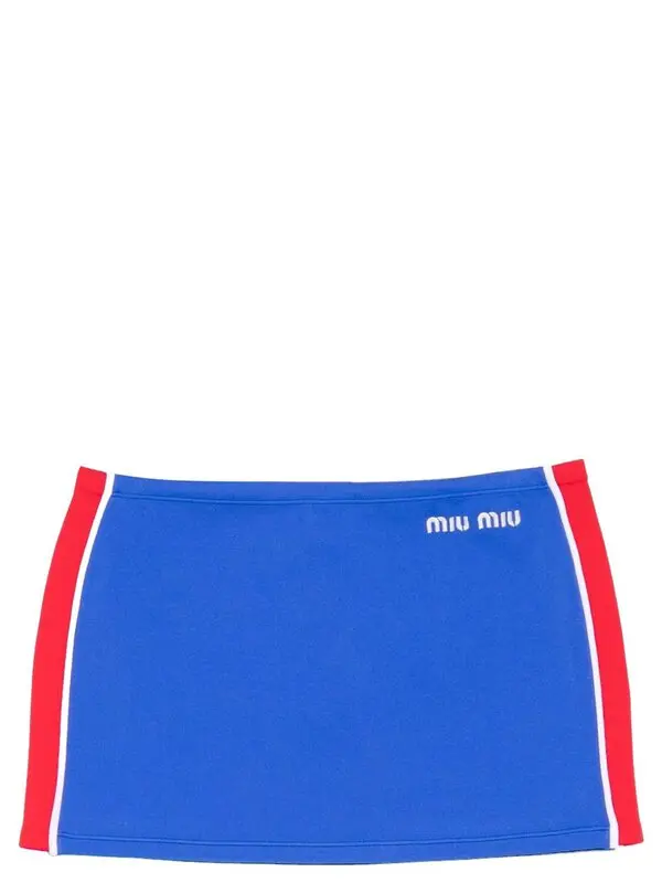 Miu Miu Nylon Mini Skirt - Multicolor