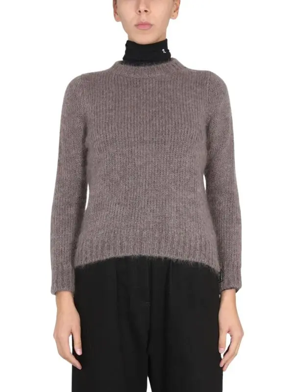 Raf Simons Mohair Crewneck Sweater - Multicolor