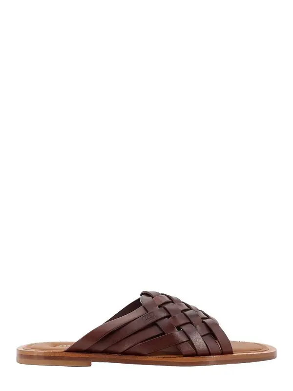 Miu Miu Leather Sandals - Multicolor
