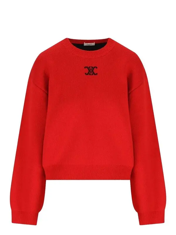 Celine Triomphe Cashmere Sweater - Multicolor