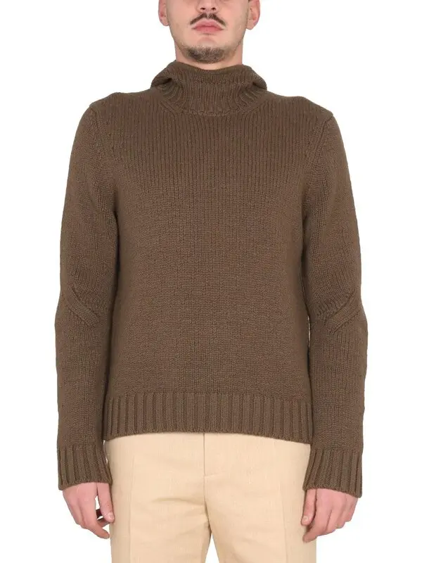Bottega Veneta Textured Hooded Jersey - Cream