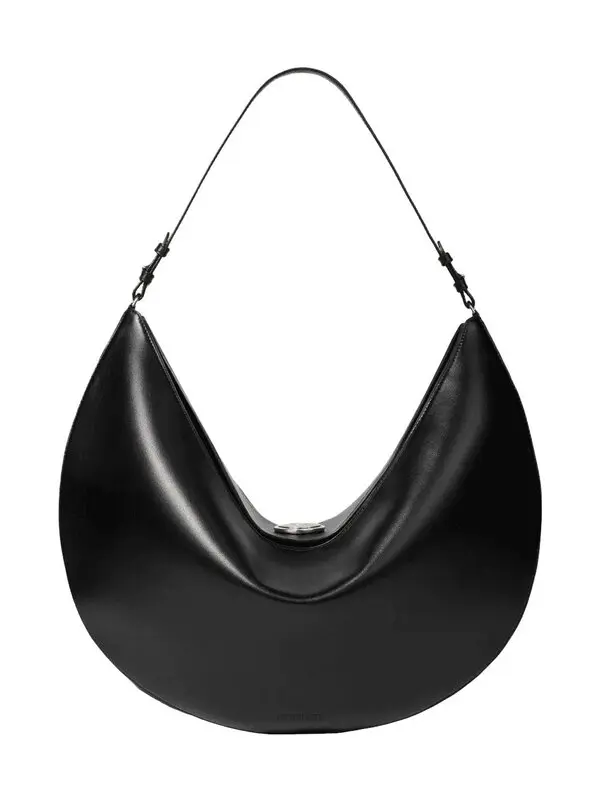 Jacquemus Crescent Leather Bag - Black