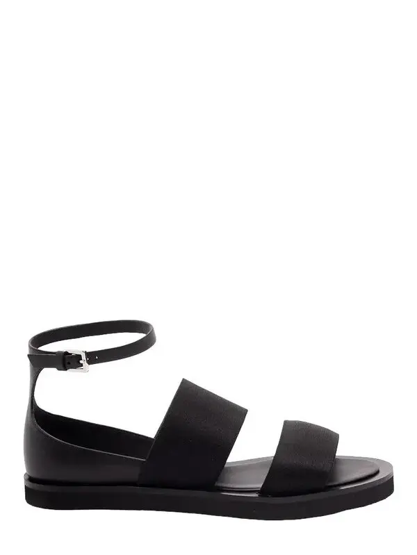 Max Mara Leather Flat Sandals - Multicolor