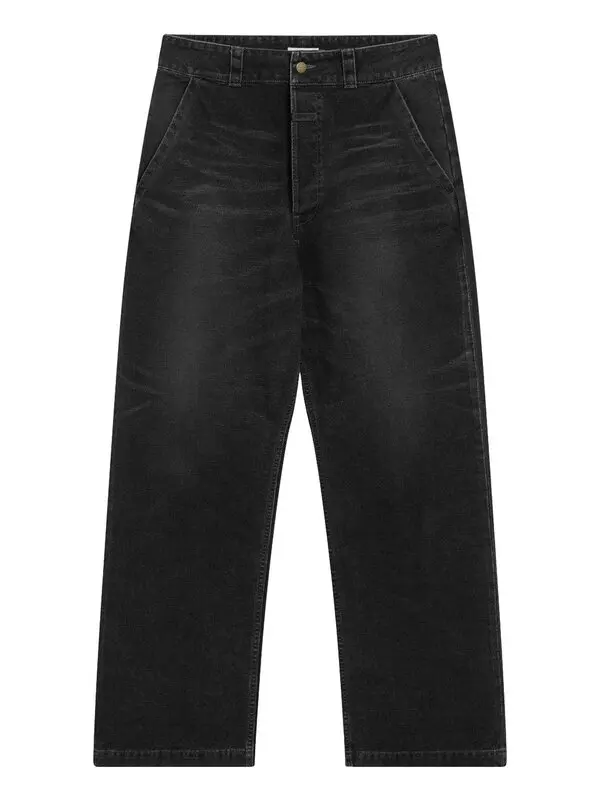 Fear Of God Washed-effect Denim Jeans - Black
