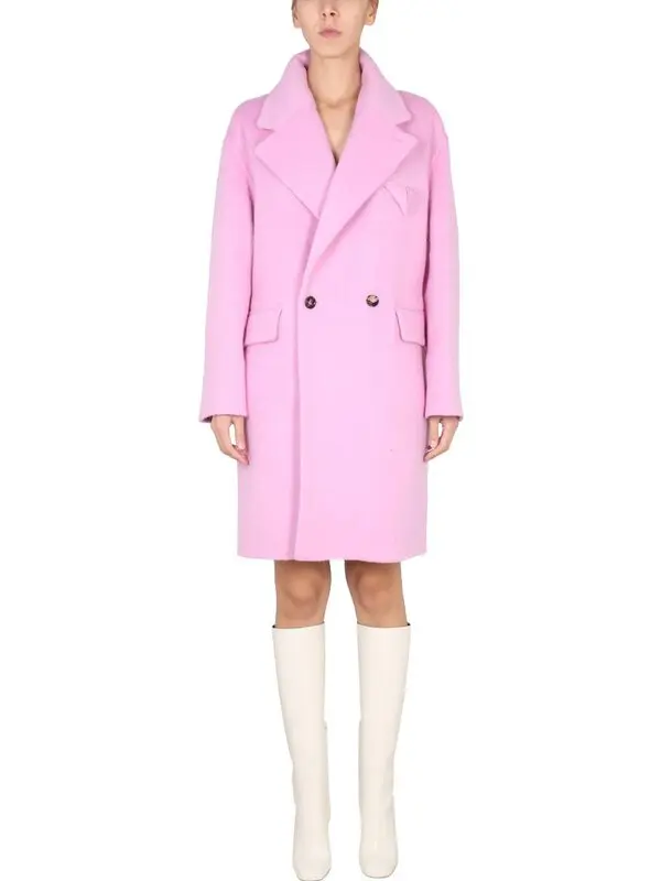 Bottega Veneta Double-face Coat - Pink