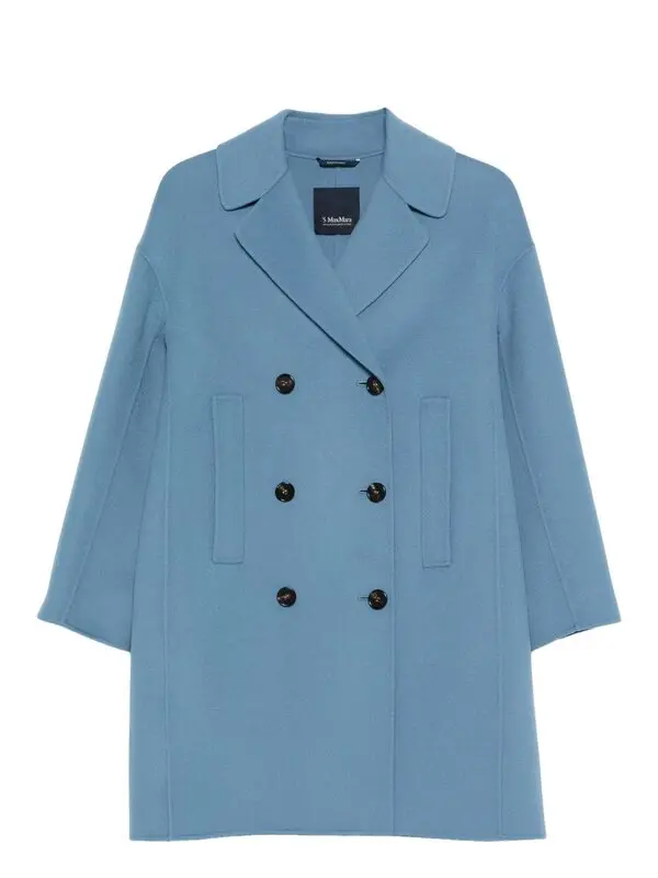 Max Mara Wool Double-breasted Coat - Multicolor