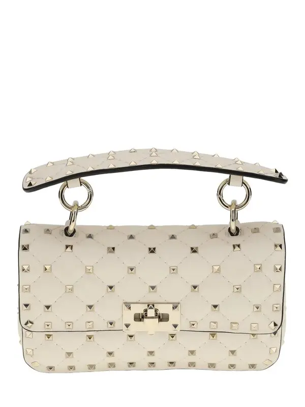 Valentino Garavani Rockstud Spike Mini Top Handle Bag In Nappa - Multicolor