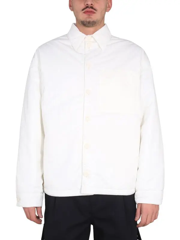 Bottega Veneta Technical Nylon Jacket - Cream