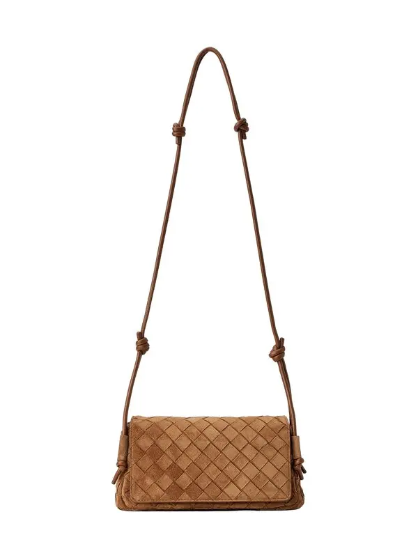 Bottega Veneta Notturno Shoulder Bag - Brown
