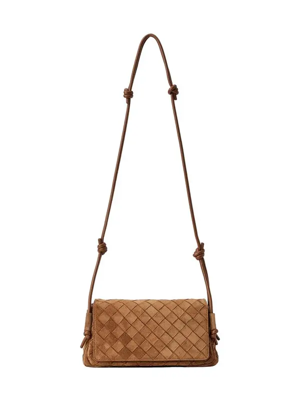 Bottega Veneta Notturno Shoulder Bag - Brown