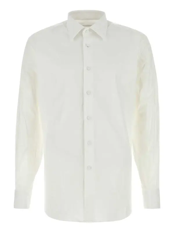 Prada Stretch Cotton Blend Shirt - White