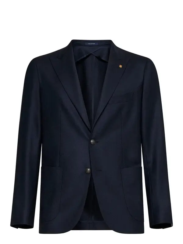 Tagliatore Montecarlo Wool And Cashmere Blazer - Multicolor