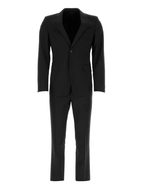 Prada Midnight Blue Wool Blend Suit - Black